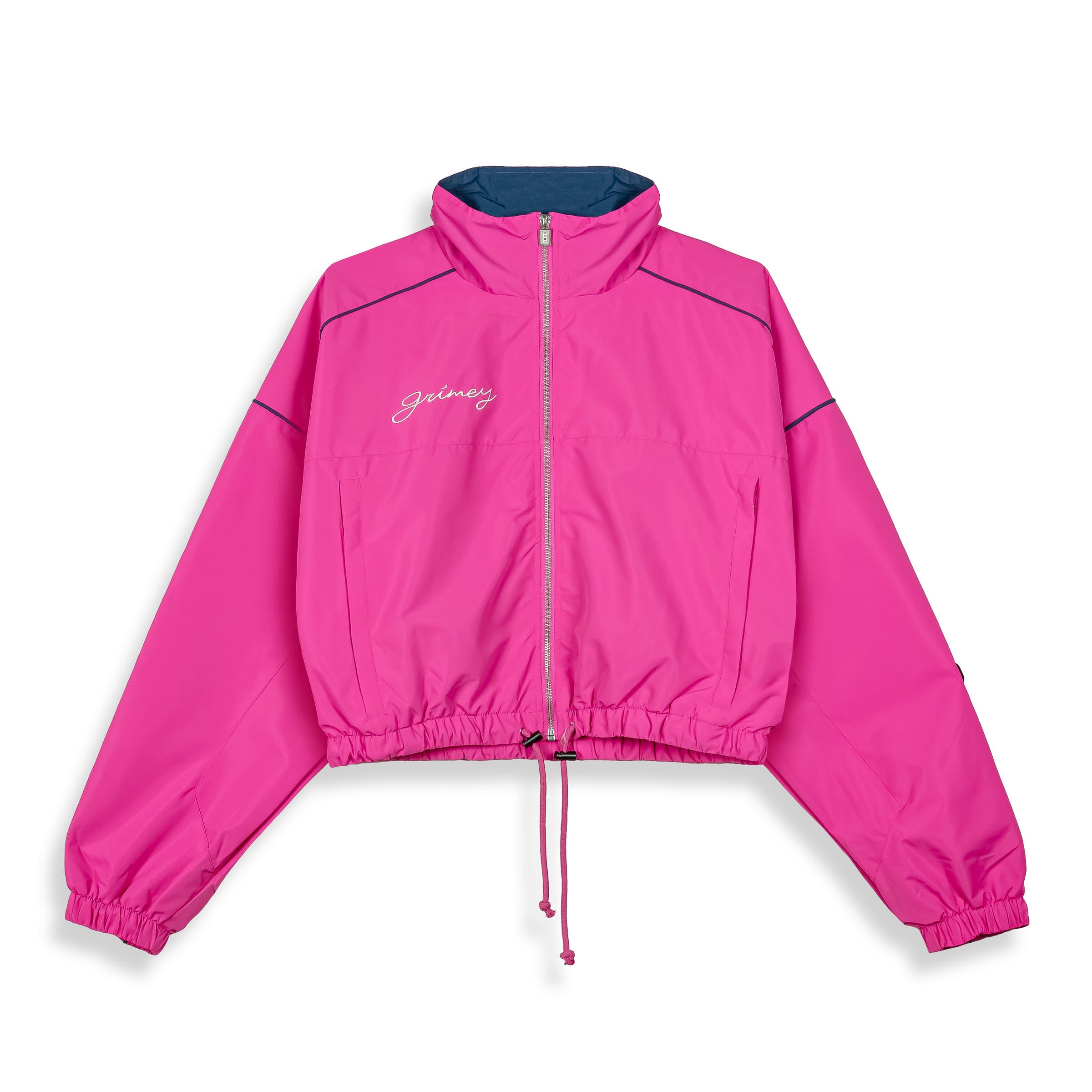 Grimey "Martinica Fact" Girl Track Jacket - Fuchsia | Fall 21