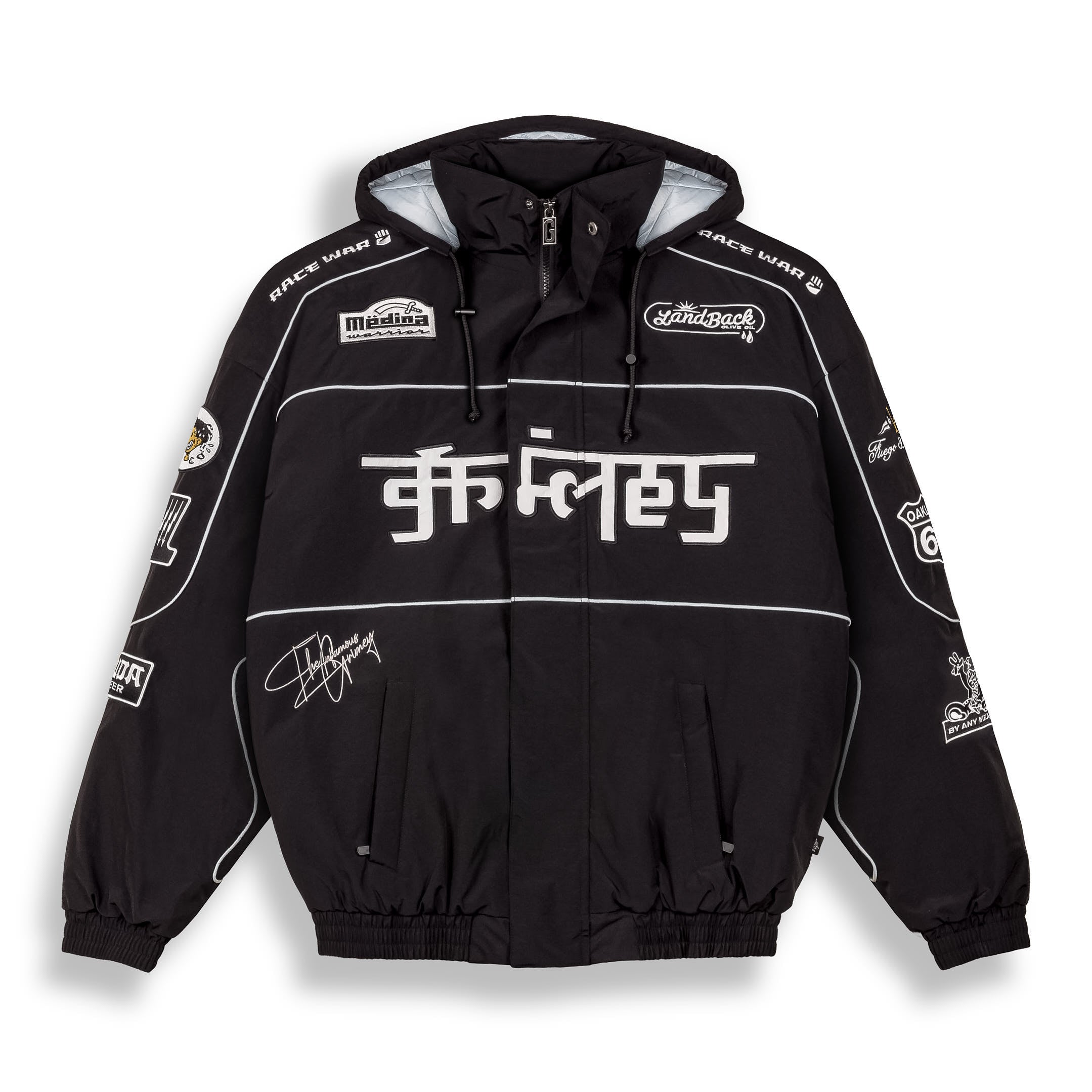 Abrigo Race War Black – Grimey