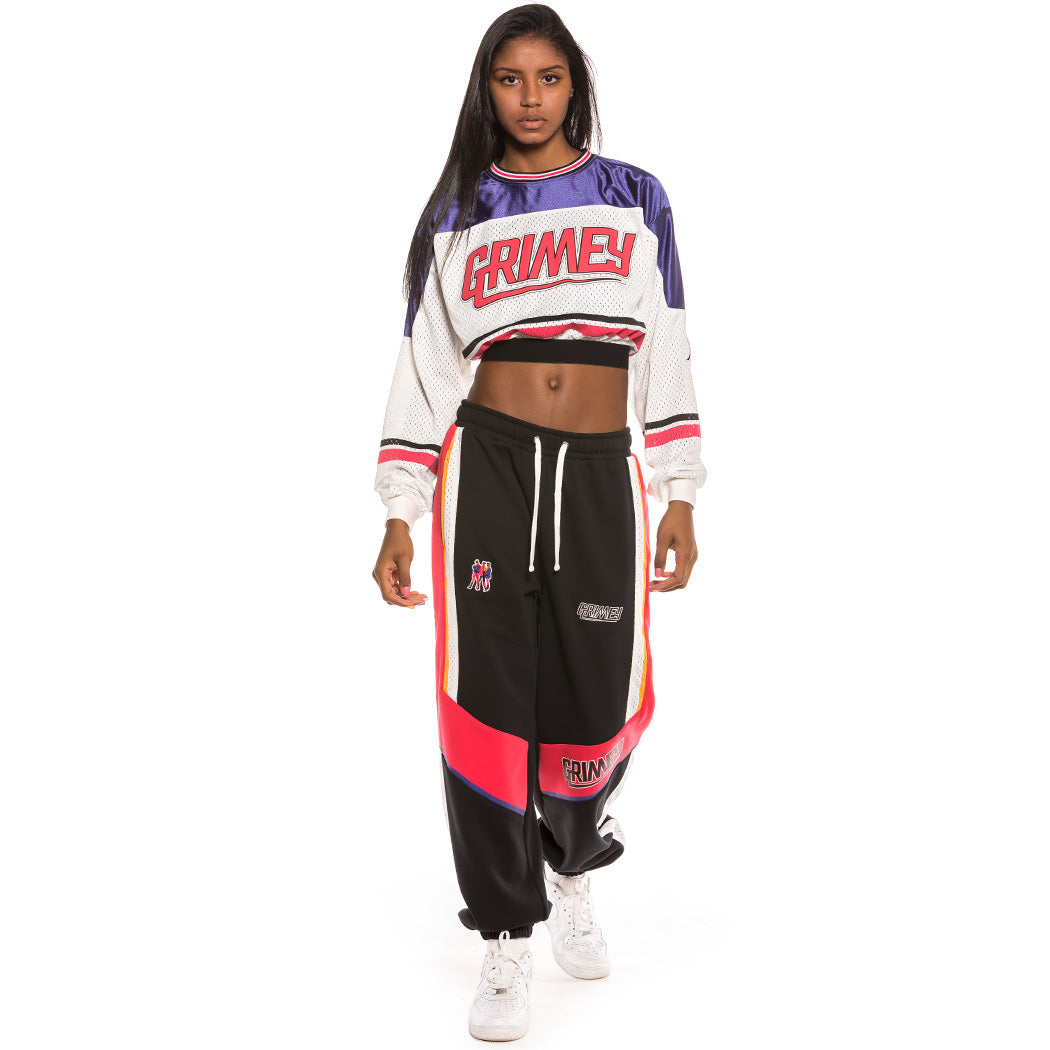 Grimey Ubiquity Long Sleeve Crop Top FW20 White