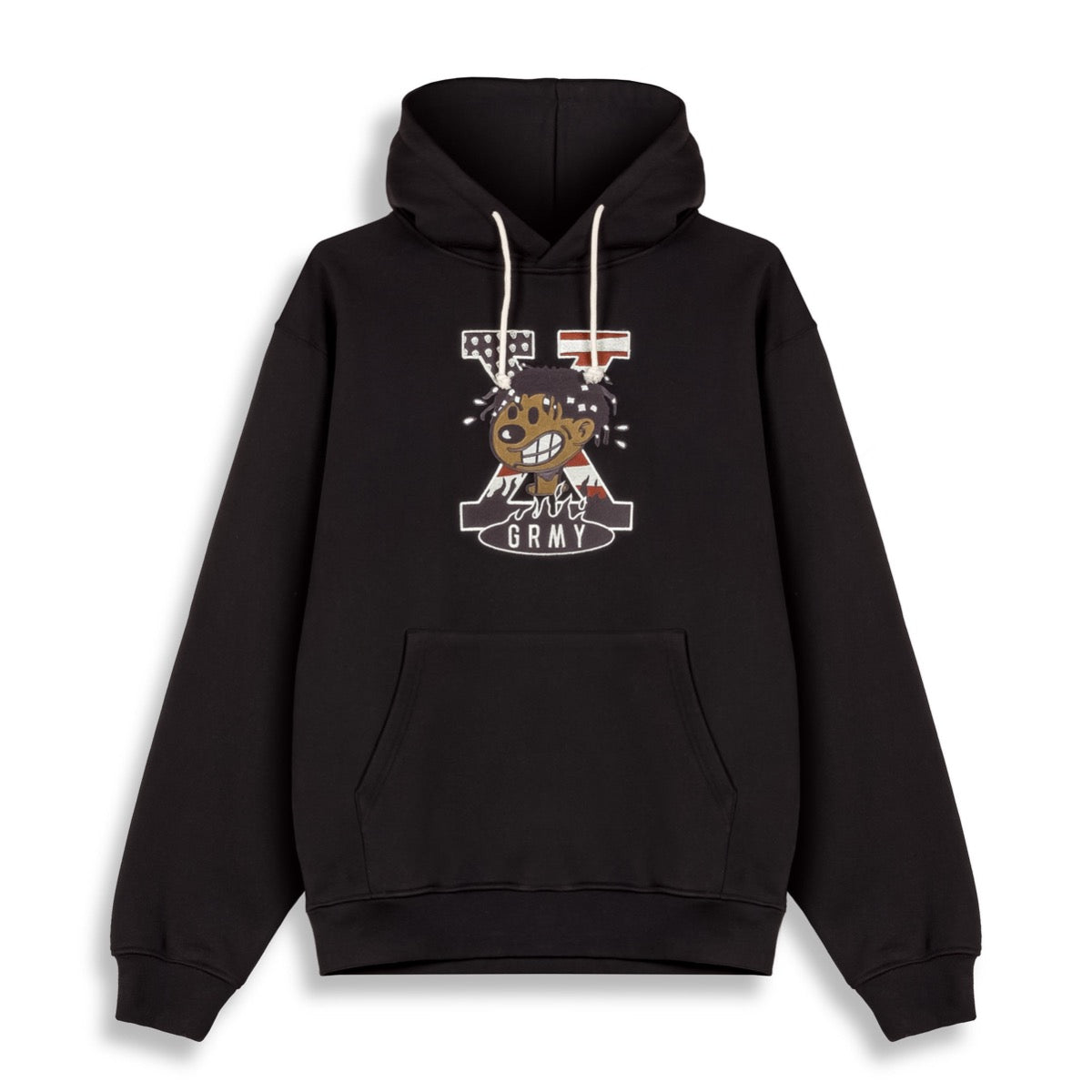 Sudadera Grimey Voodoo Child Vintage Hoodie Black Black