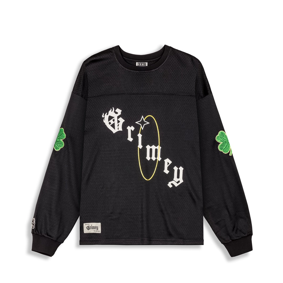 Camiseta manga larga Grimey Saoirse Mesh Long Sleeve Tee Black Black