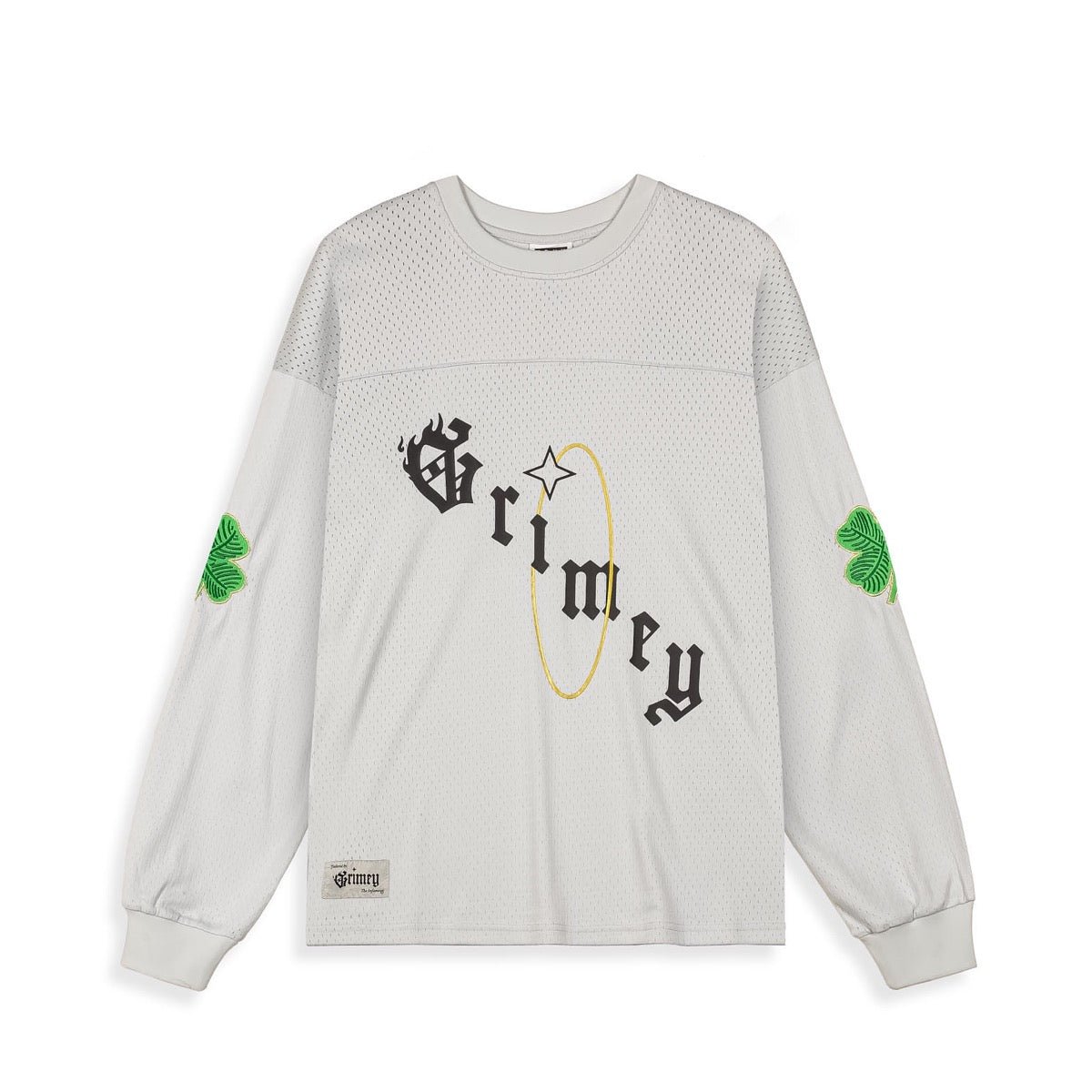 Camiseta manga larga Grimey Saoirse Mesh Long Sleeve Tee Off White Off ...
